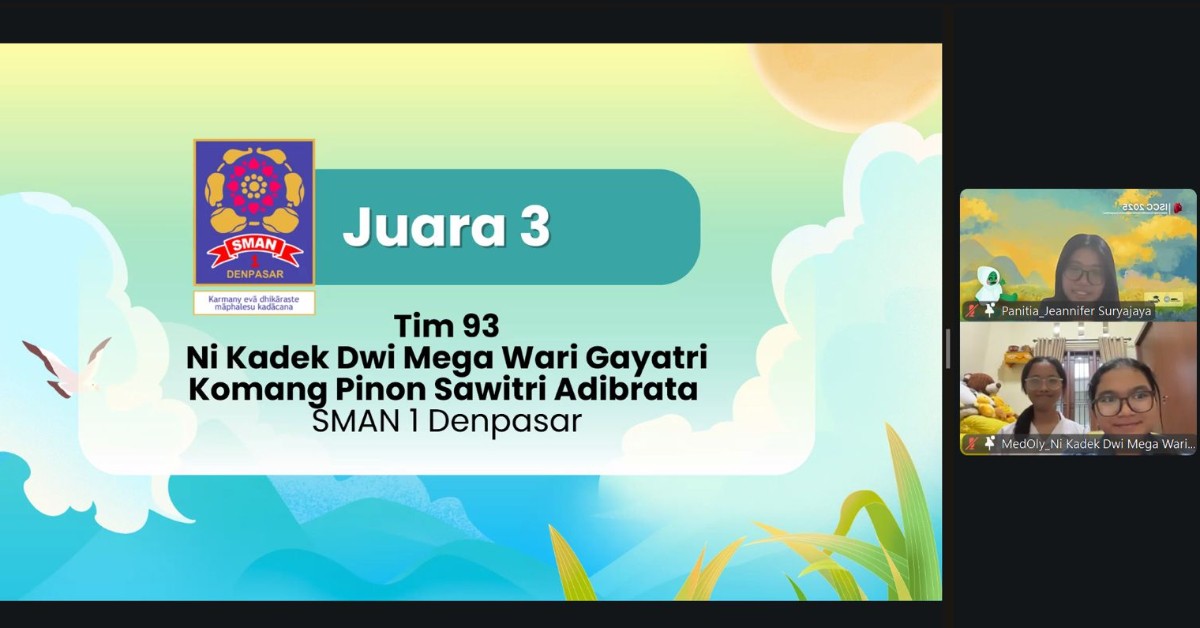 PRESTASI GEMILANG! Tim Smansa Denpasar Sabet Juara 3 Medical Olympiad ...